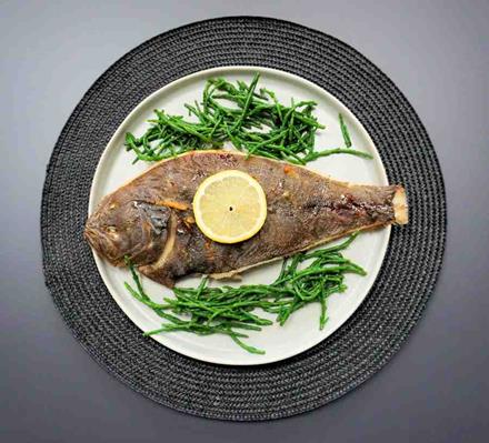 Whole Baked Brill With Basil | Recipe | Cuisine Fiend