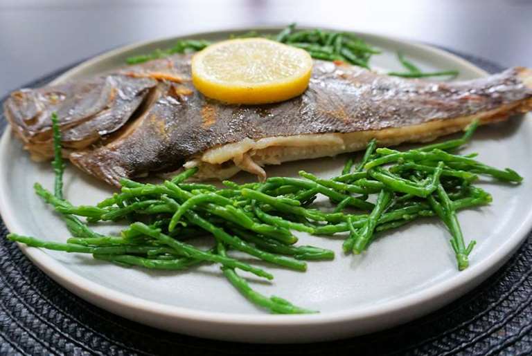 Whole Baked Brill With Basil | Recipe | Cuisine Fiend
