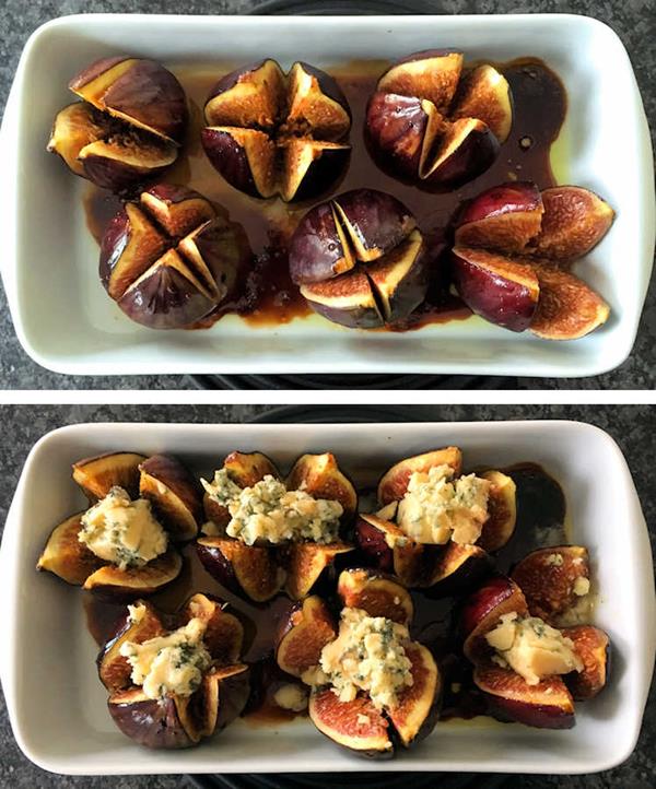 Baked Figs With Blue Cheese | Recipe | Cuisine Fiend
