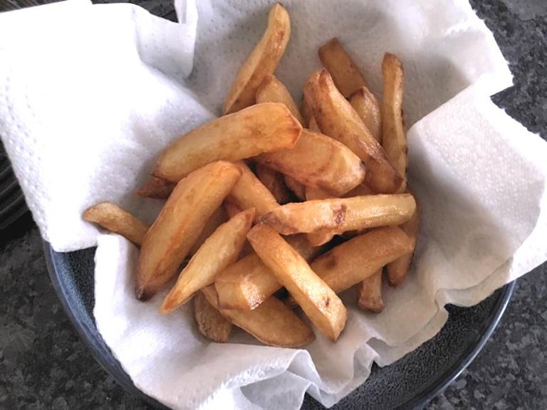 Baked Fried Crunchy Chips | Recipe | Cuisine Fiend