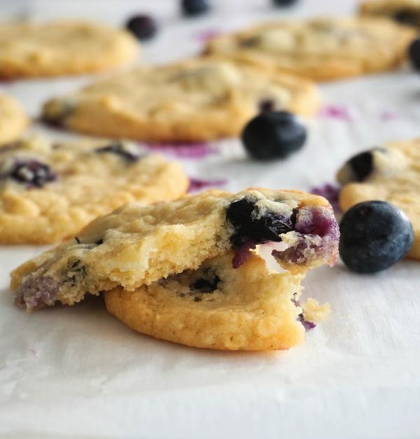 Blueberry Cookies | Recipe | Cuisine Fiend