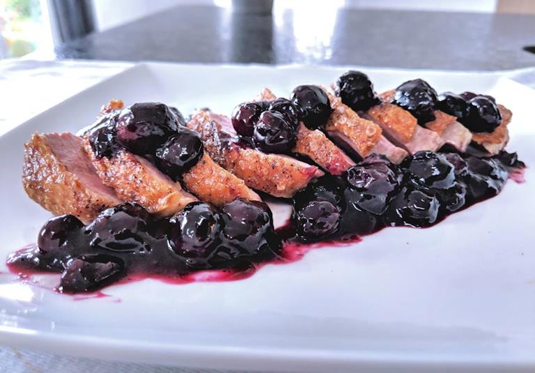 Blueberry Duck | Recipe | Cuisine Fiend
