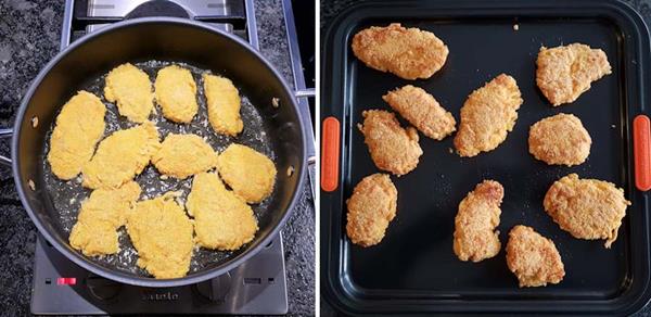 Cheesy Chicken Nuggets | Recipe | Cuisine Fiend