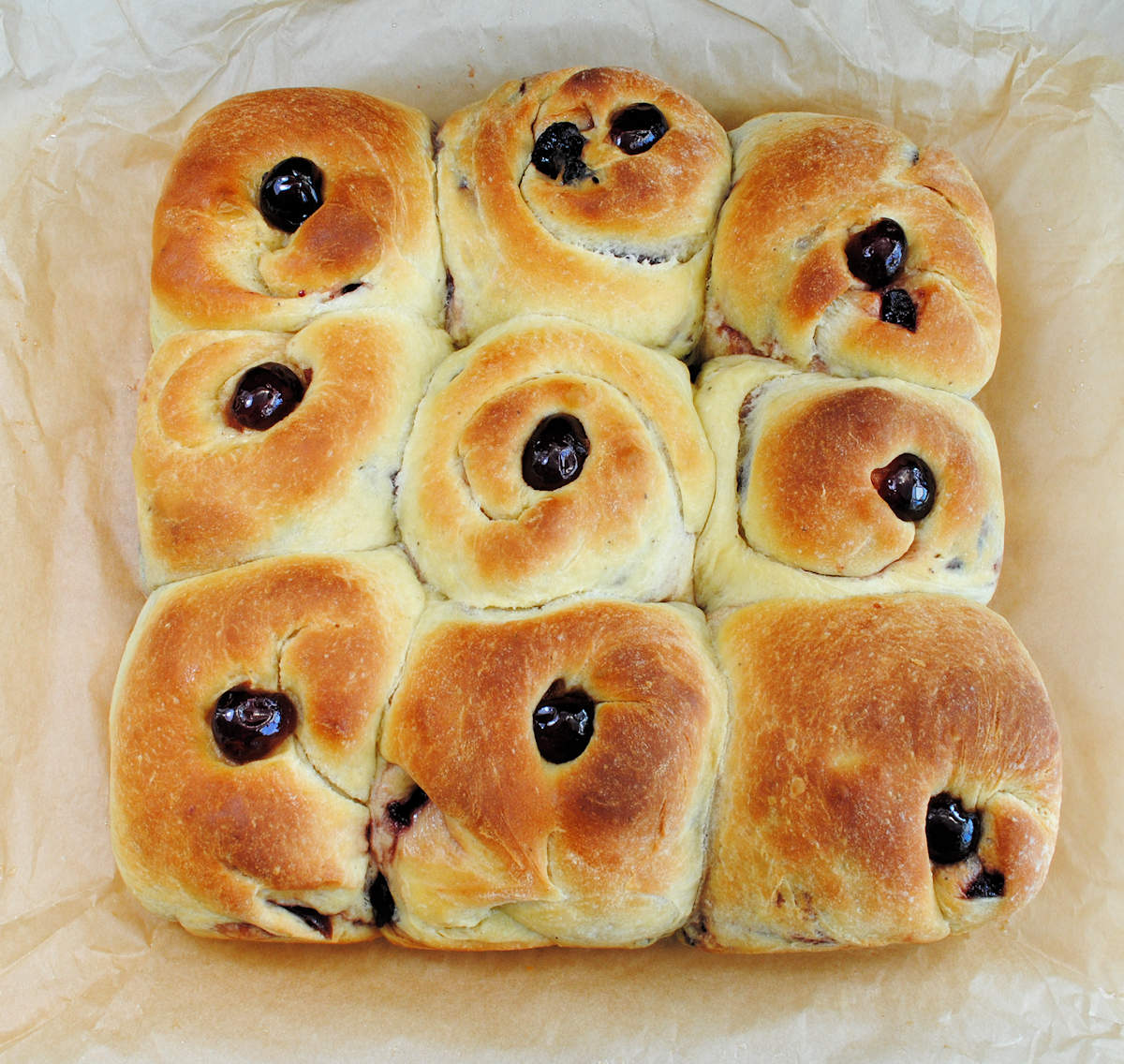 Cherry Buns | Recipe | Cuisine Fiend