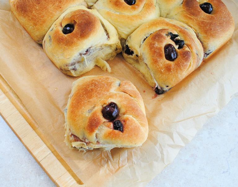 Cherry Buns | Recipe | Cuisine Fiend