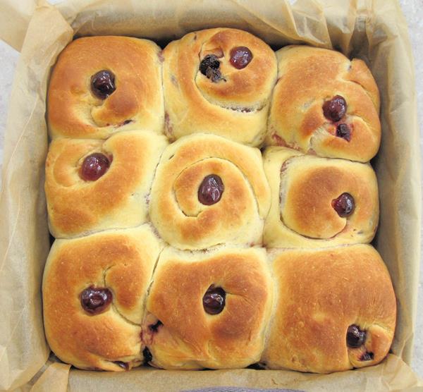Cherry Buns | Recipe | Cuisine Fiend