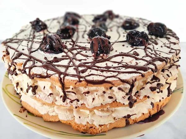 Cherry Cream Dacquoise | Recipe | Cuisine Fiend
