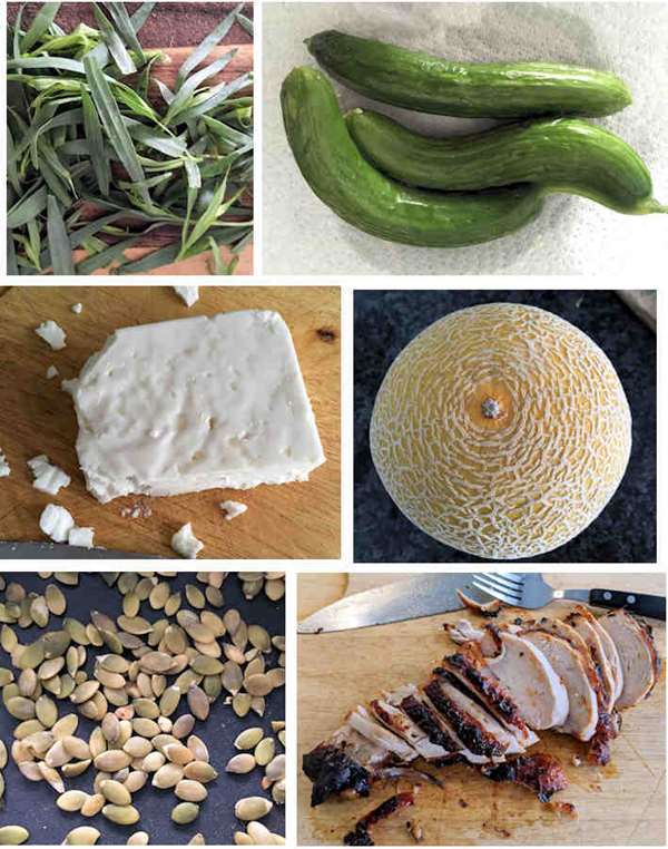 Chicken Feta And Melon Salad | Recipe | Cuisine Fiend