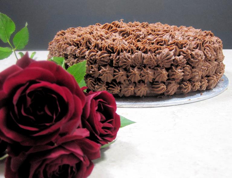 Chocolate Genoise With Raspberry Buttercream | Recipe | Cuisine Fiend
