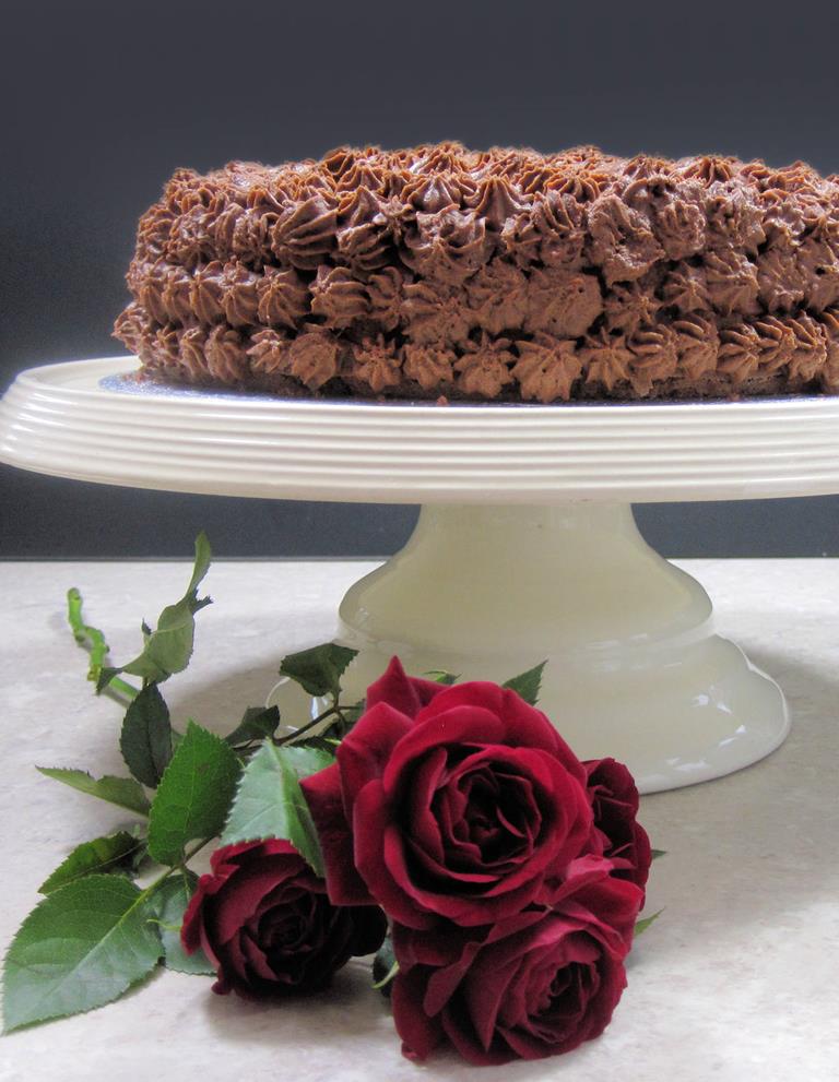 Chocolate Genoise With Raspberry Buttercream | Recipe | Cuisine Fiend