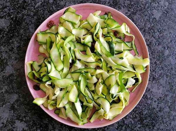 Courgette Ribbon Salad | Recipe | Cuisine Fiend