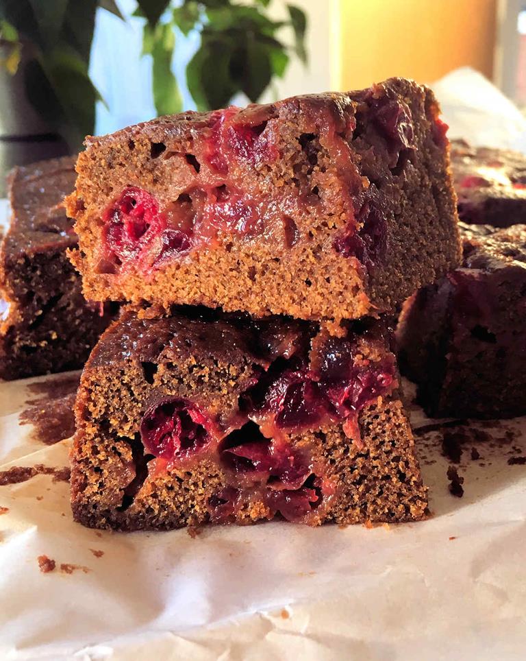 Cranberry Gingerbread Cake | Recipe | Cuisine Fiend