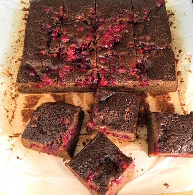 Cranberry Gingerbread Cake | Recipe | Cuisine Fiend