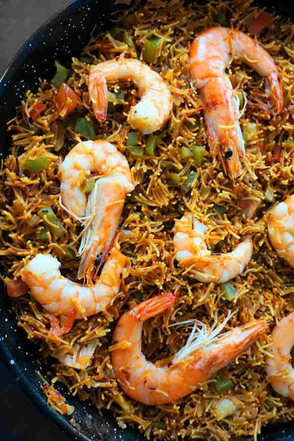 Fideua With Fish And Prawns | Recipe | Cuisine Fiend