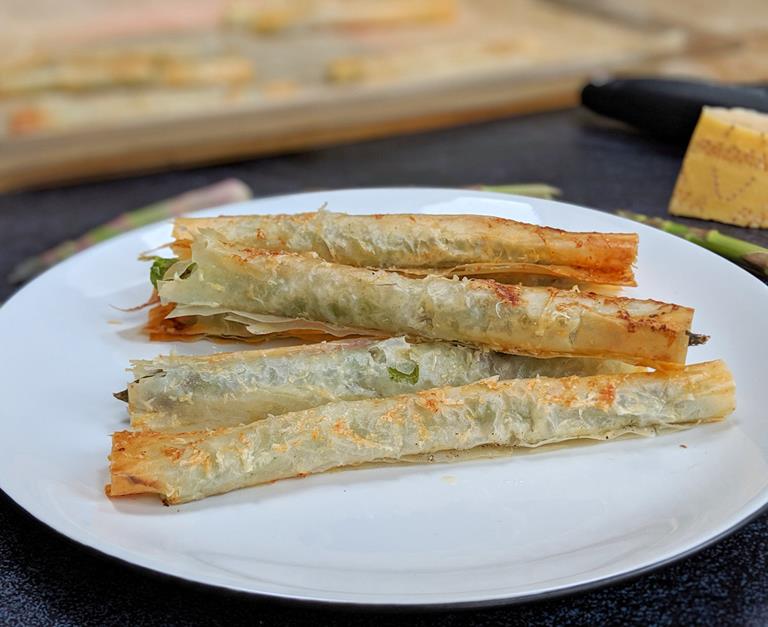 Filo Wrapped Asparagus | Recipe | Cuisine Fiend