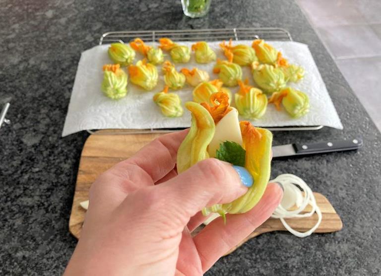 Fried Courgette Flowers | Recipe | Cuisine Fiend