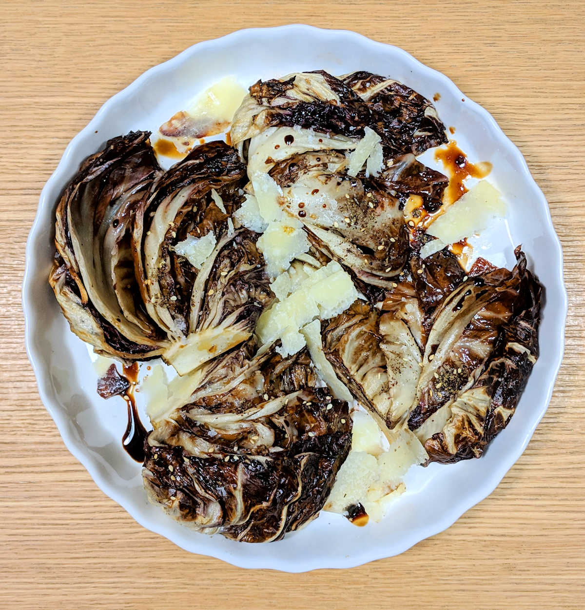 Grilled Radicchio With Parmesan | Recipe | Cuisine Fiend