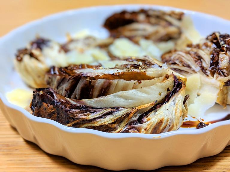 Grilled Radicchio With Parmesan | Recipe | Cuisine Fiend