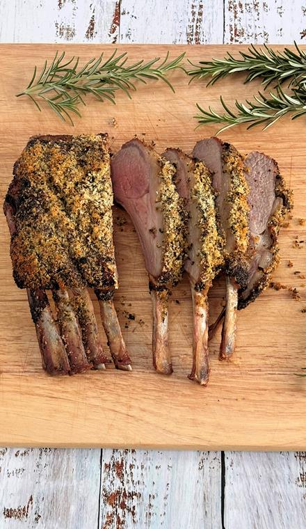 Lamb Rack With Parmesan Crust | Recipe | Cuisine Fiend