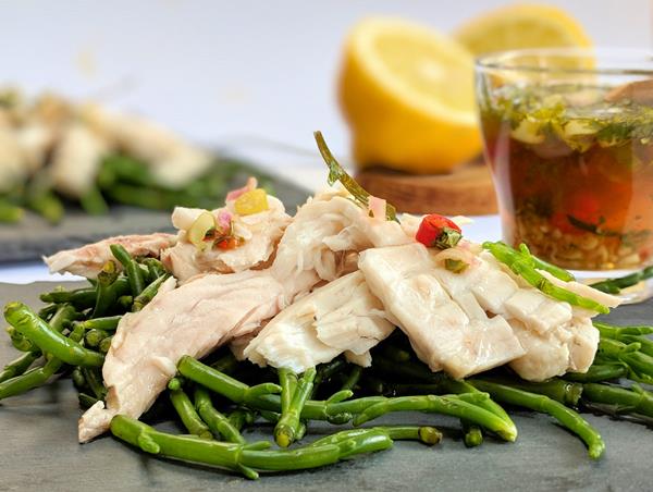 Lemongrass Sea Bass With Samphire | Recipe | Cuisine Fiend