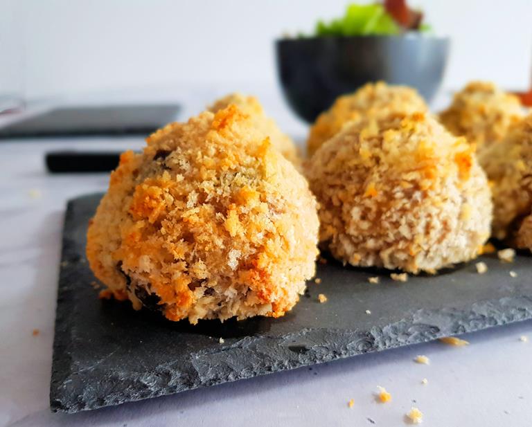 Oven Baked Mushroom Arancini | Recipe | Cuisine Fiend
