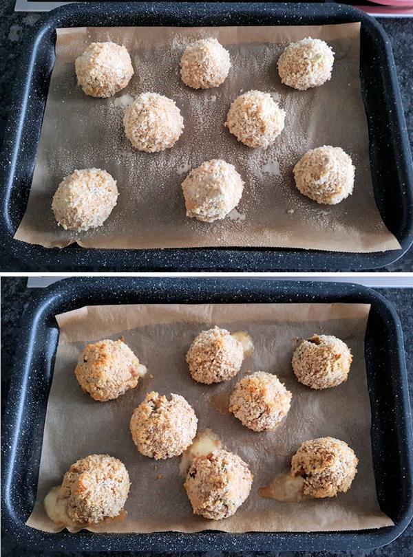 Oven Baked Mushroom Arancini | Recipe | Cuisine Fiend