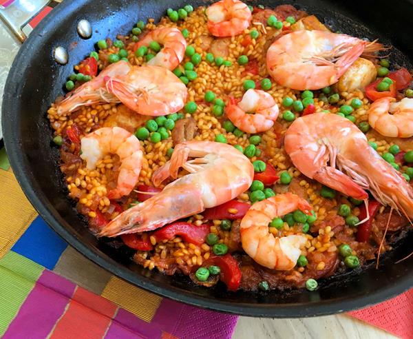 Chicken And Prawn Paella | Recipe | Cuisine Fiend