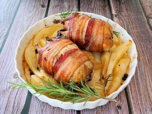 Partridge Breast With Grilled Peppers | Recipe | Cuisine Fiend