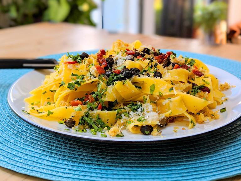 Pasta With Crispy Capers And Breadcrumbs | Recipe | Cuisine Fiend