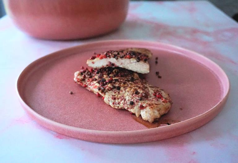 Pink Peppered Turkey Steaks | Recipe | Cuisine Fiend