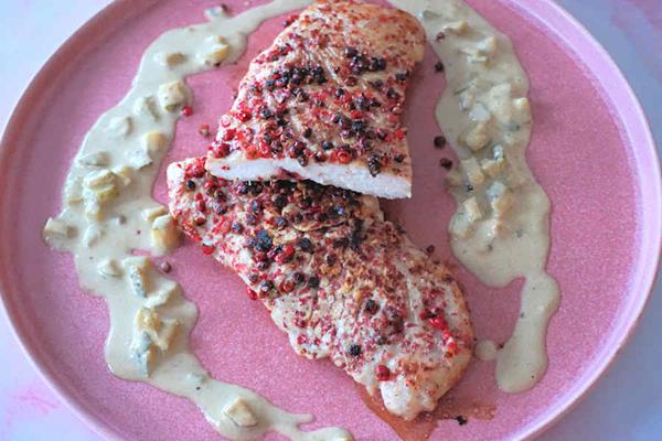 Pink Peppered Turkey Steaks | Recipe | Cuisine Fiend