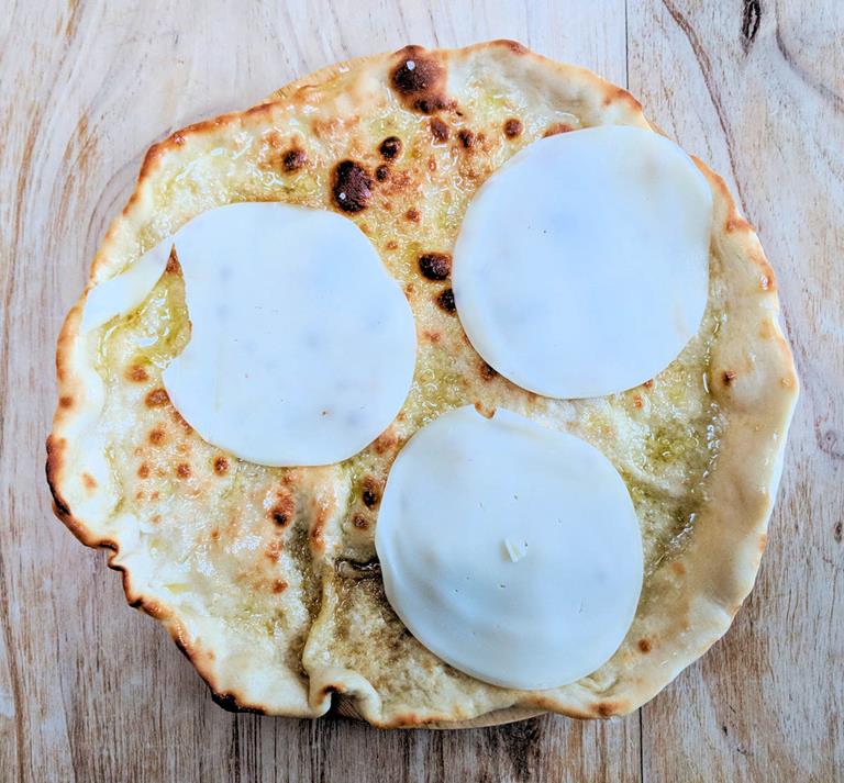 Pizza Bianca With Provolone And Prosciutto | Recipe | Cuisine Fiend