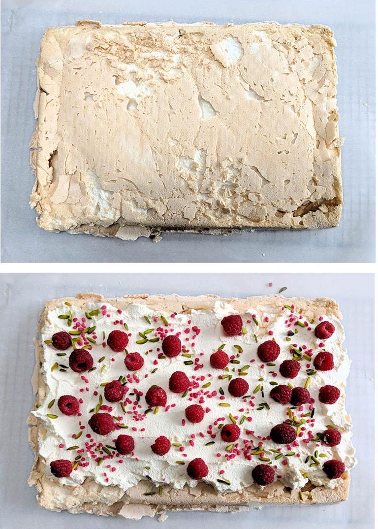 Raspberry Meringue Roulade | Recipe | Cuisine Fiend