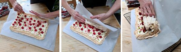 Raspberry Meringue Roulade | Recipe | Cuisine Fiend