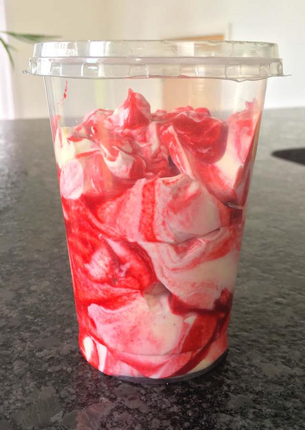 Raspberry Ripple No Churn Ice Cream | Recipe | Cuisine Fiend