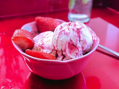 Strawberry Ripple Ice Cream | Recipe | Cuisine Fiend