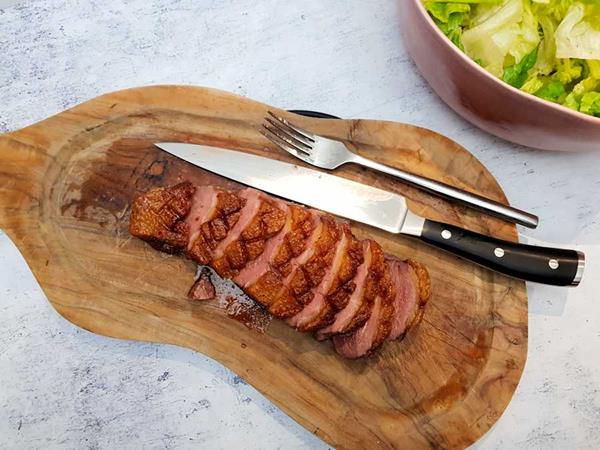Roast Goose Breast With Apples And Raisins | Recipe | Cuisine Fiend