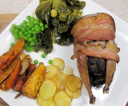 Roast Grouse With Game Chips | Recipe | Cuisine Fiend