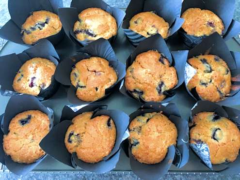 Fancy Blueberry Muffins | Recipe | Cuisine Fiend