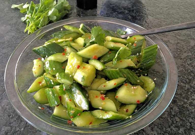 Smashed Cucumber Salad | Recipe | Cuisine Fiend