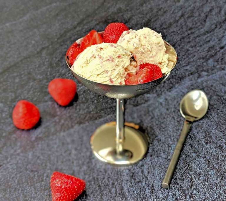 Strawberry Ripple Ice Cream | Recipe | Cuisine Fiend