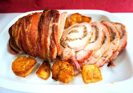 Stuffed Turkey Roll | Recipe | Cuisine Fiend