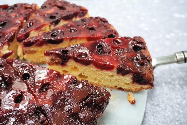 Upside-Down Cherry Cake | Recipe | Cuisine Fiend
