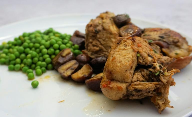 Braised Pheasant With Chestnuts | Recipe | Cuisine Fiend