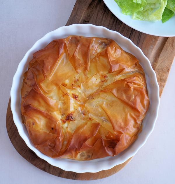 Chorizo And Sweetcorn Filo Pie | Recipe | Cuisine Fiend