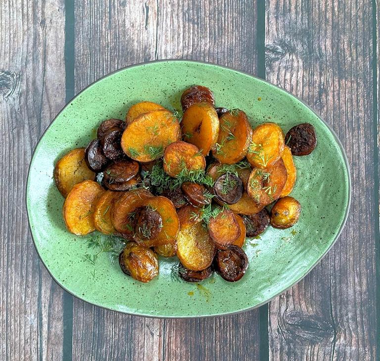Crispy Chorizo Potatoes | Recipe | Cuisine Fiend
