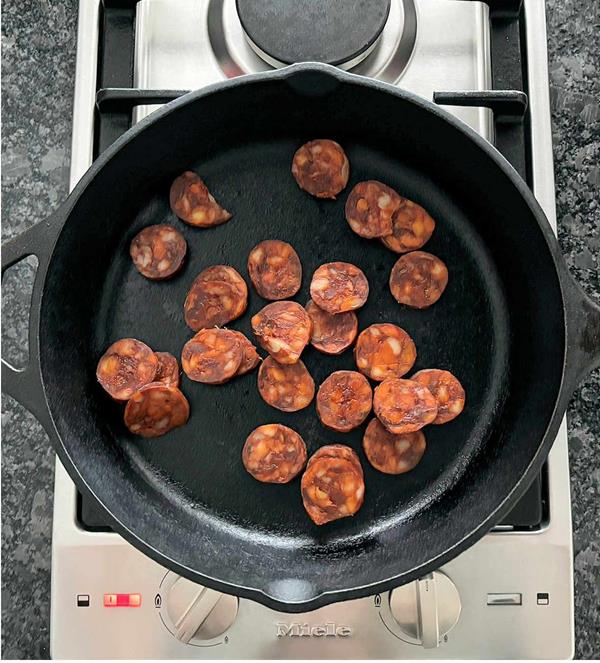 Crispy Chorizo Potatoes | Recipe | Cuisine Fiend