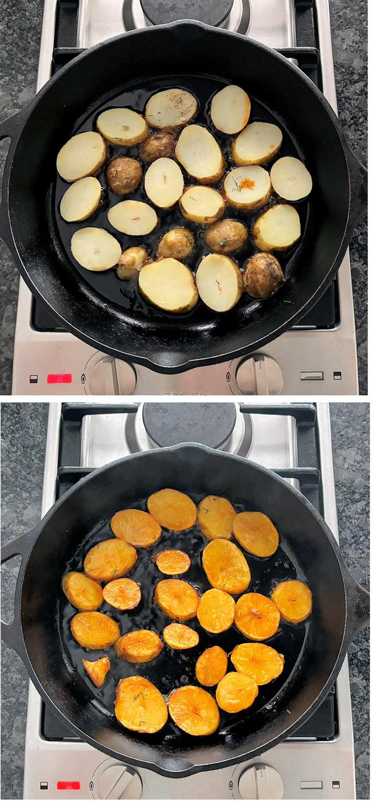Crispy Chorizo Potatoes | Recipe | Cuisine Fiend
