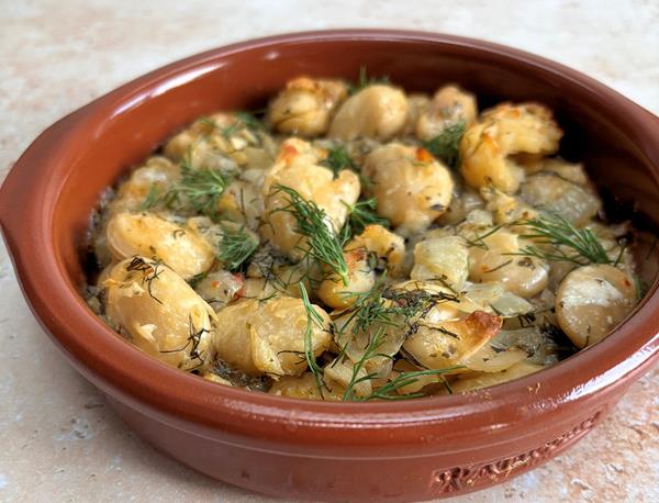 Giant Beans With Garlic | Recipe | Cuisine Fiend