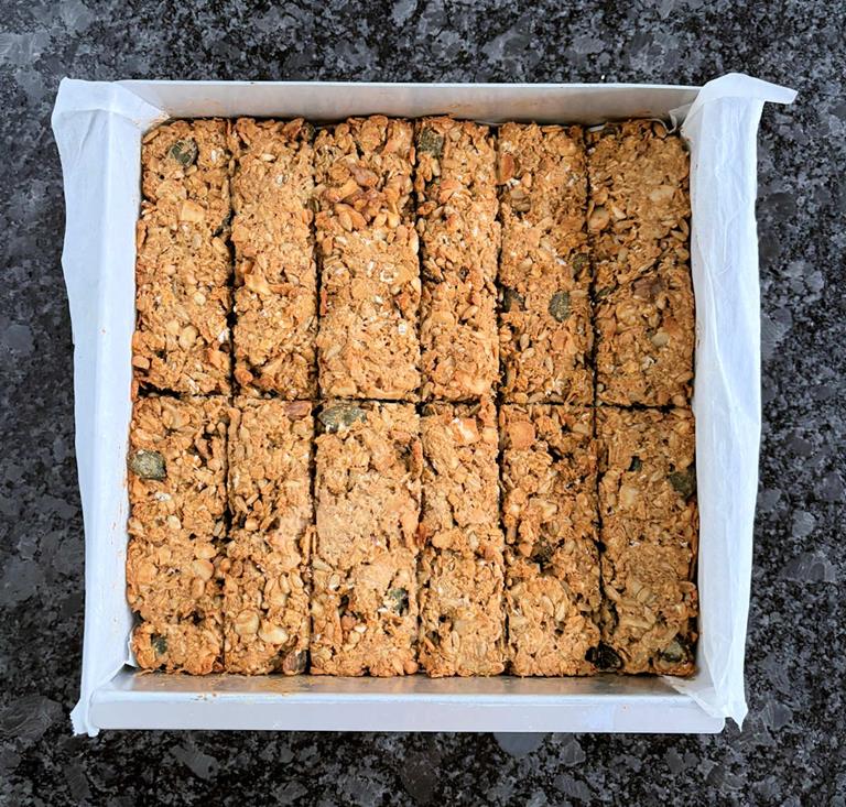 Savoury Oat And Seed Bars | Recipe | Cuisine Fiend